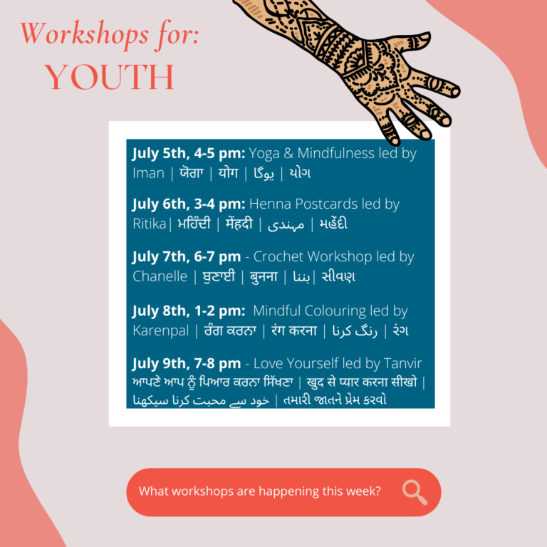 SOCH Summer Recreation Program - Youth Stream - Soch Mental Health